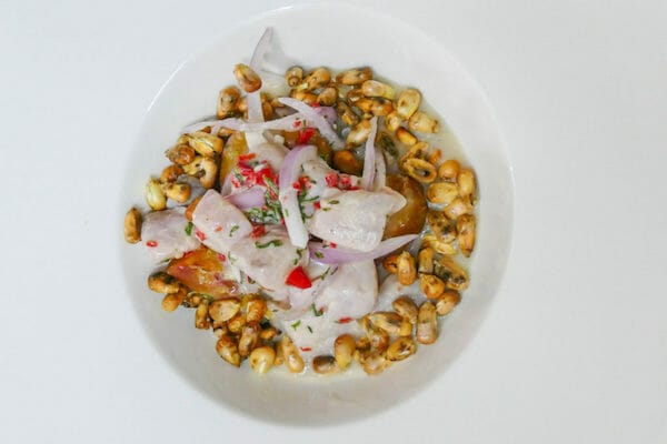 Peruvian Flavors cooking class by Chef Arthurs - recipe for Ceviche